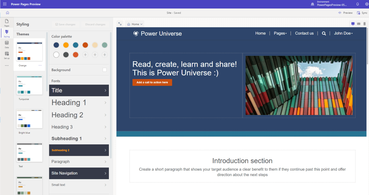 Introducing Power Pages | Tutorial | Power Platform Universe