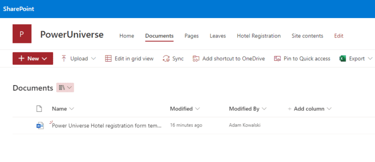 Generate Document From Template Via Power Automate Power Platform Universe