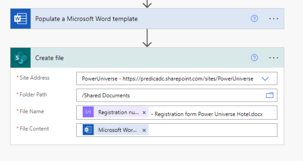 Generate Document From Template Via Power Automate Power Platform 9104
