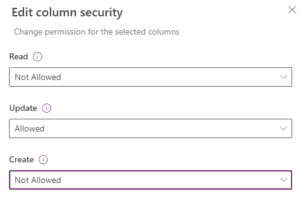 Overview of column-level security in Dataverse | Power Platform Universe
