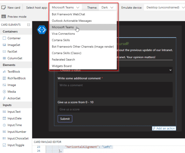 Post Teams Adaptive Card With Power Automate Power Platform Universe