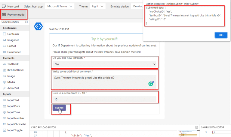 Post Teams Adaptive Card with Power Automate | Power Platform Universe