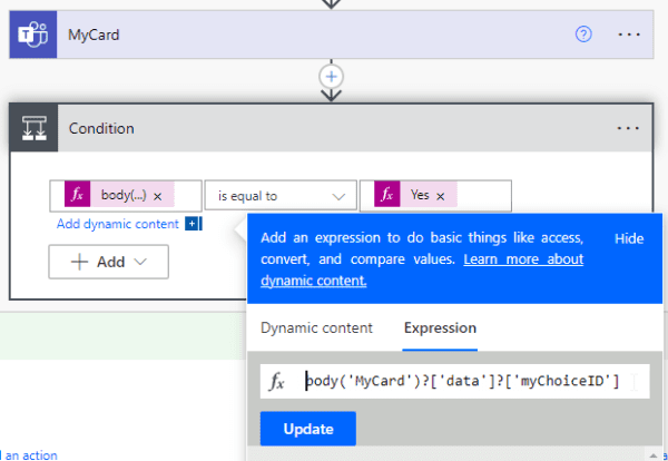 Post Teams Adaptive Card with Power Automate | Power Platform Universe