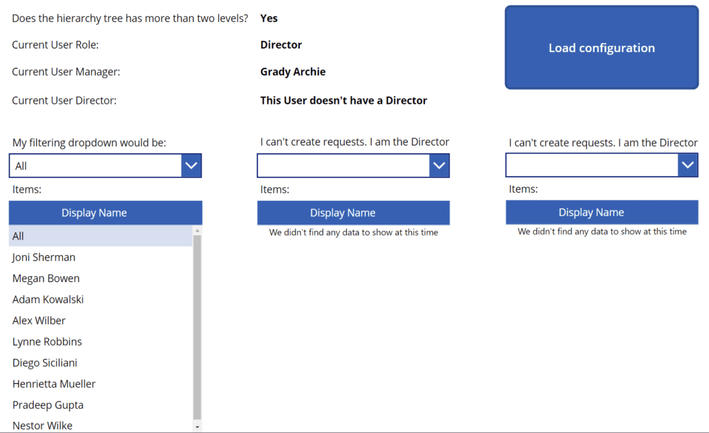 Build a Hierarchy tree in Power Apps based on Azure AD | Power Platform ...